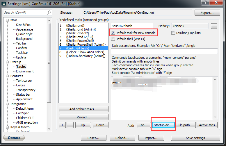 ConEmu安装，使用与配置-CSDN博客