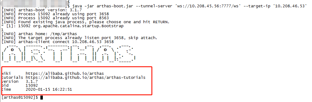 Arthas Web-Console远程连接使用_arthas远程查看服务器-CSDN博客