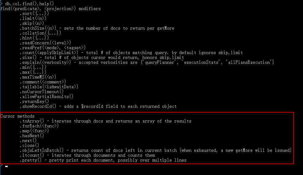 MongoDB之mongo shell编程_mongoshell教程-CSDN博客