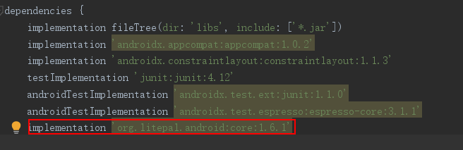 Android Studio中LitePal使用_import org.litepal.crud.datasupport;-CSDN博客