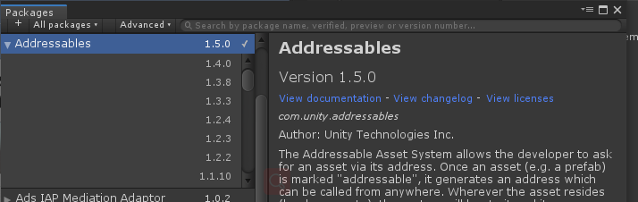 Addressable：3、入门指南（Getting started）_addressables sprite sheet-CSDN博客