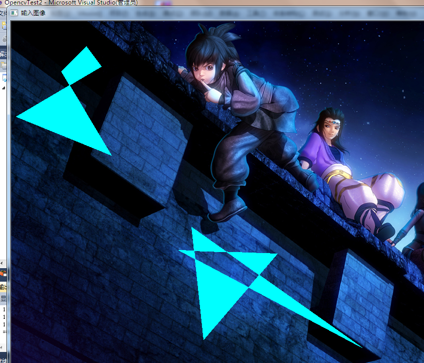 OpenCV中绘制多边形的fillPoly和polylines函数-CSDN博客