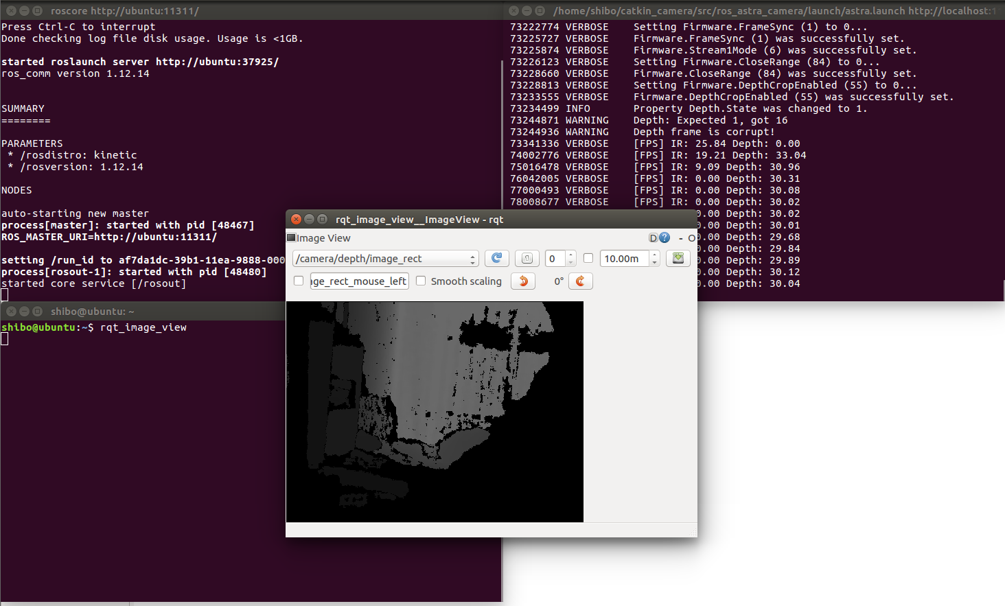 在ROS中使用奥比中光Orbbec Astra Pro深度相机_基于ros使用奥比重光-CSDN博客