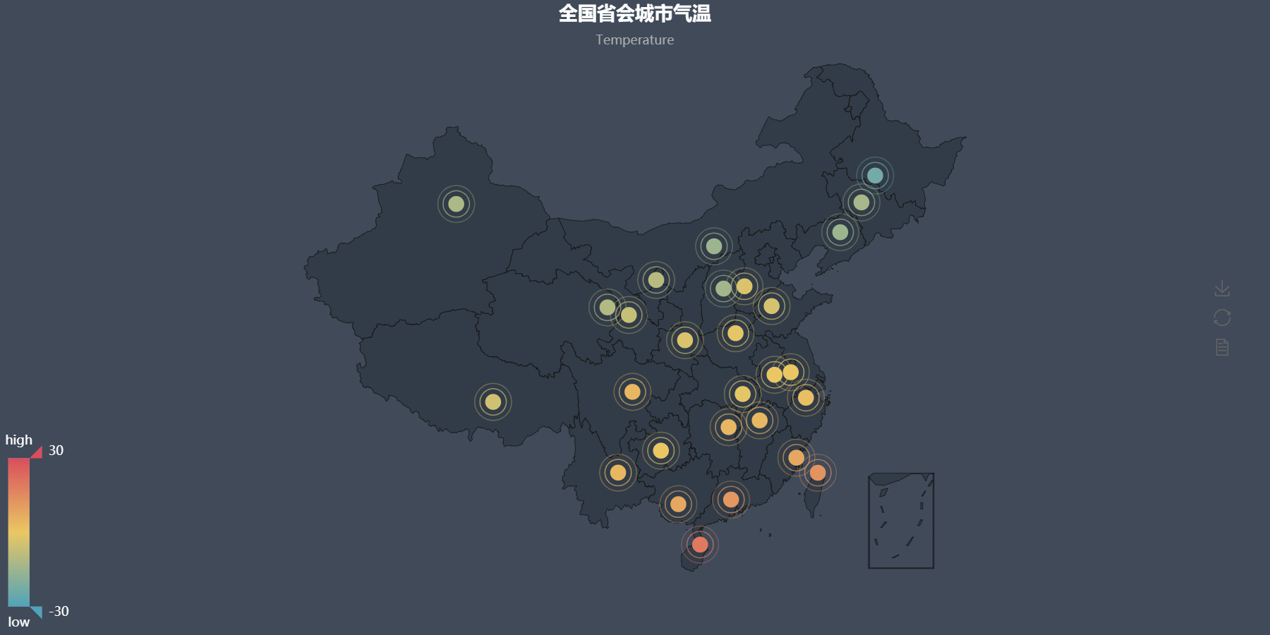 爬虫练习案例：爬取天气并可视化_爬取天气数据并可视化 echarts-CSDN博客