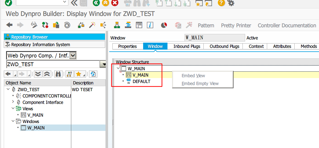 Web Dynpro 开发 Step by Step - 1 创建第一个Web Dynpro_webdynpro for abap demo ...
