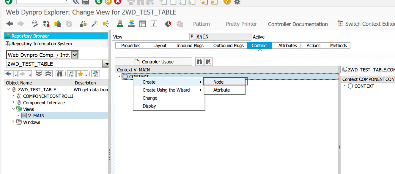 Web Dynpro 开发 Step by Step - 2 从表获取数据展示_webdynpro node展示描述-CSDN博客