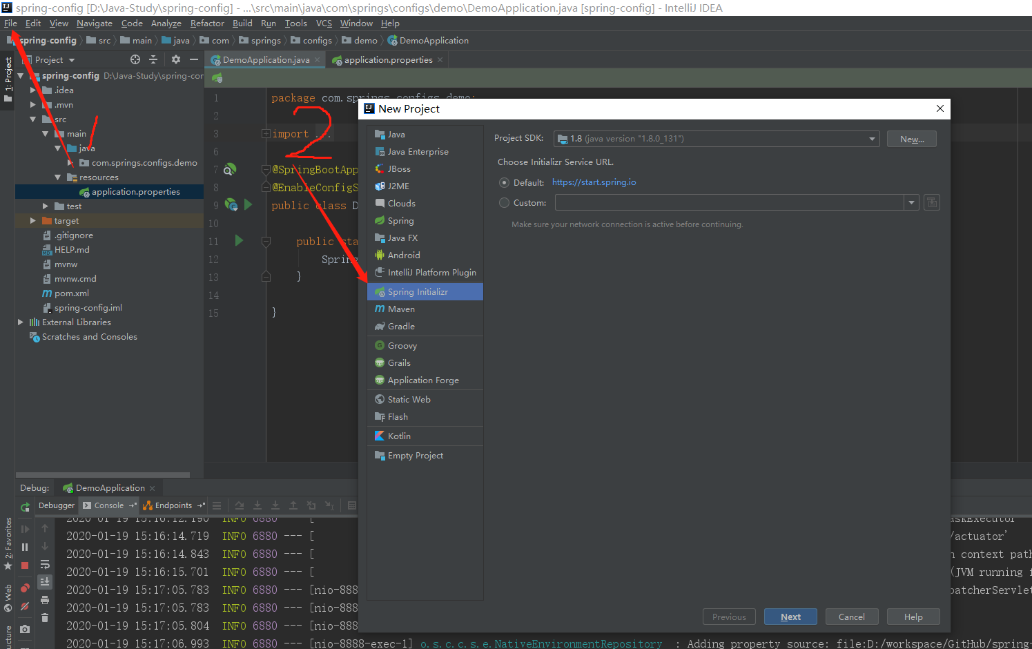 Spring-Config配置文件-本地版 (傻瓜教程)_spring config.file-CSDN博客