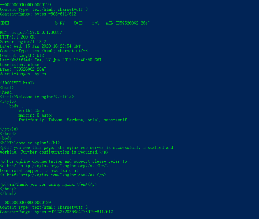 Nginx越界读取缓存漏洞（cve 2017 7529）jammny的博客 Csdn博客nginx越界读取缓存 