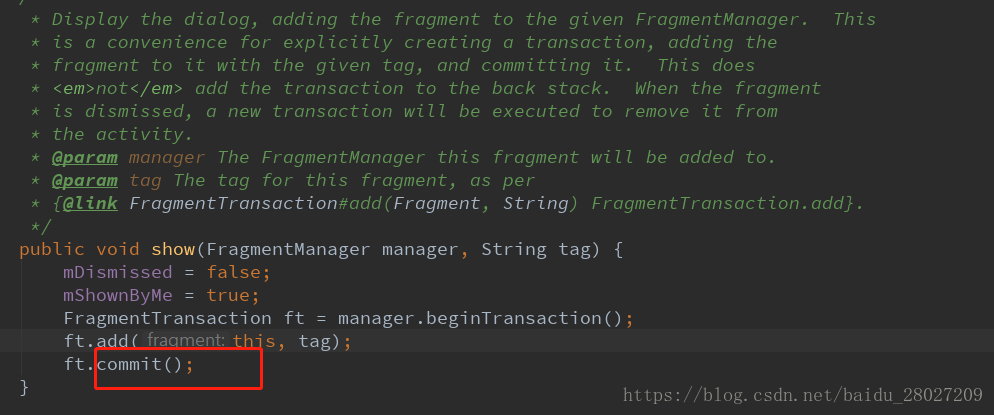 Dialogfragment 使用时出现illegalstateexception Can Not Perform This Action After Onsaveinstancestate
