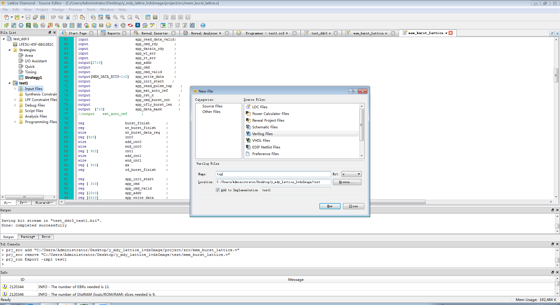 lattice DDR3 IP核使用调试分享_lattice diamond ip核-CSDN博客