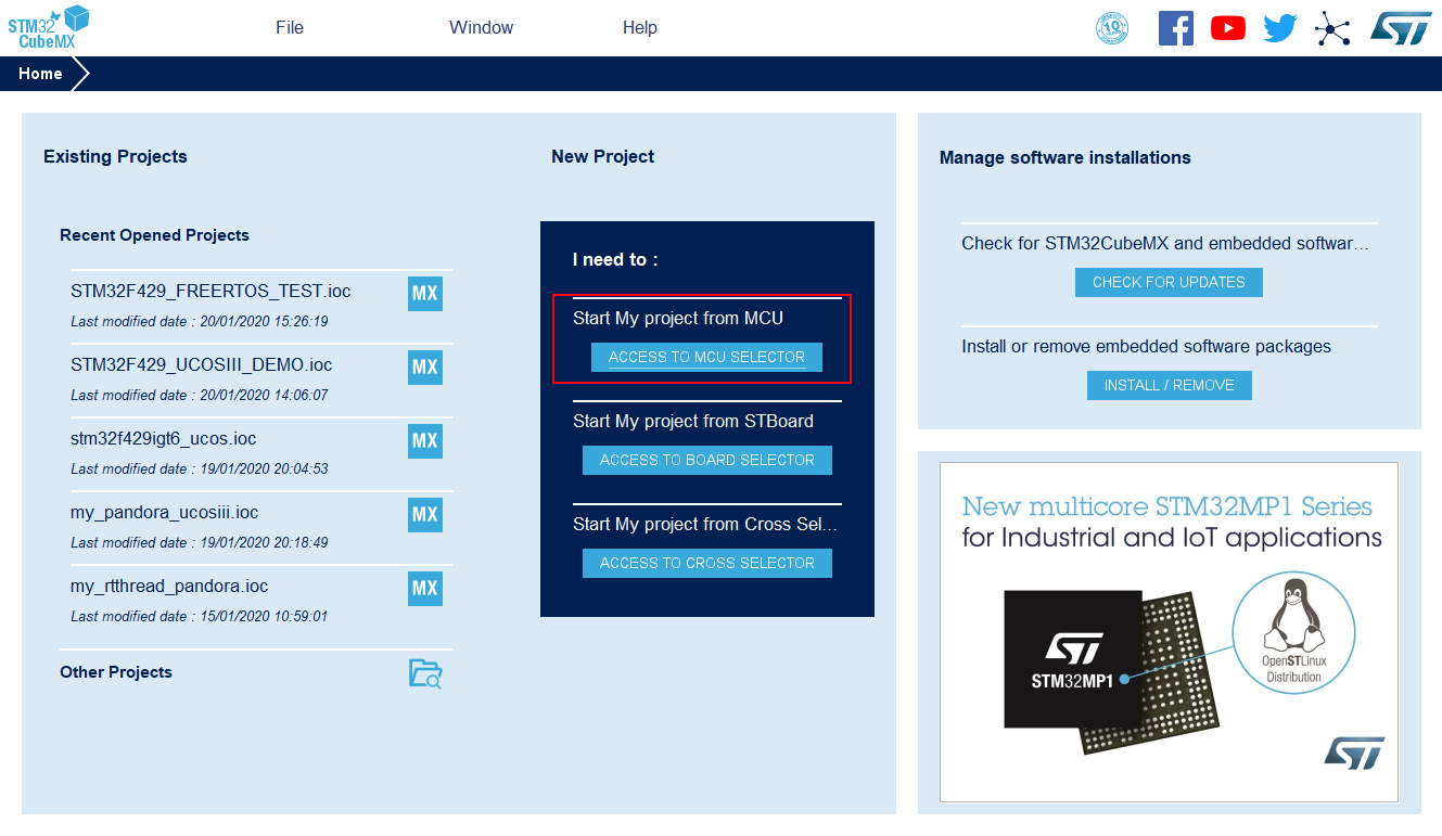 Stm32cubemx创建f429 Freertos工程文末附源码cube 429 Freertos Csdn博客 