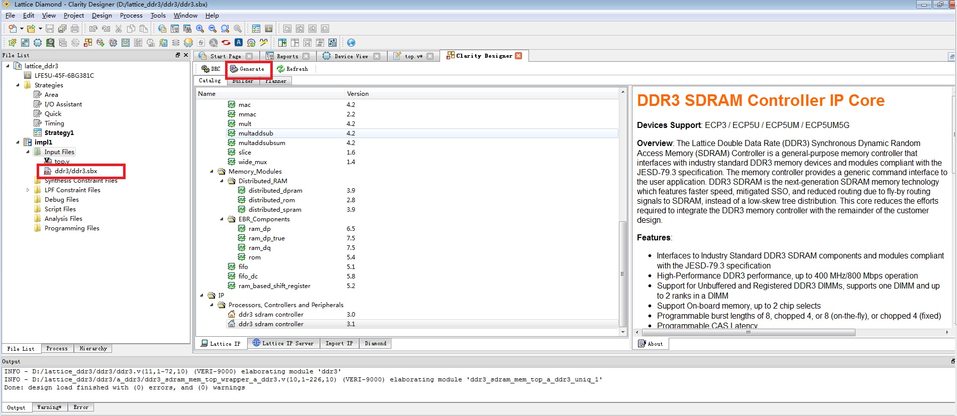 lattice DDR3 IP核使用调试分享_lattice diamond ip核-CSDN博客