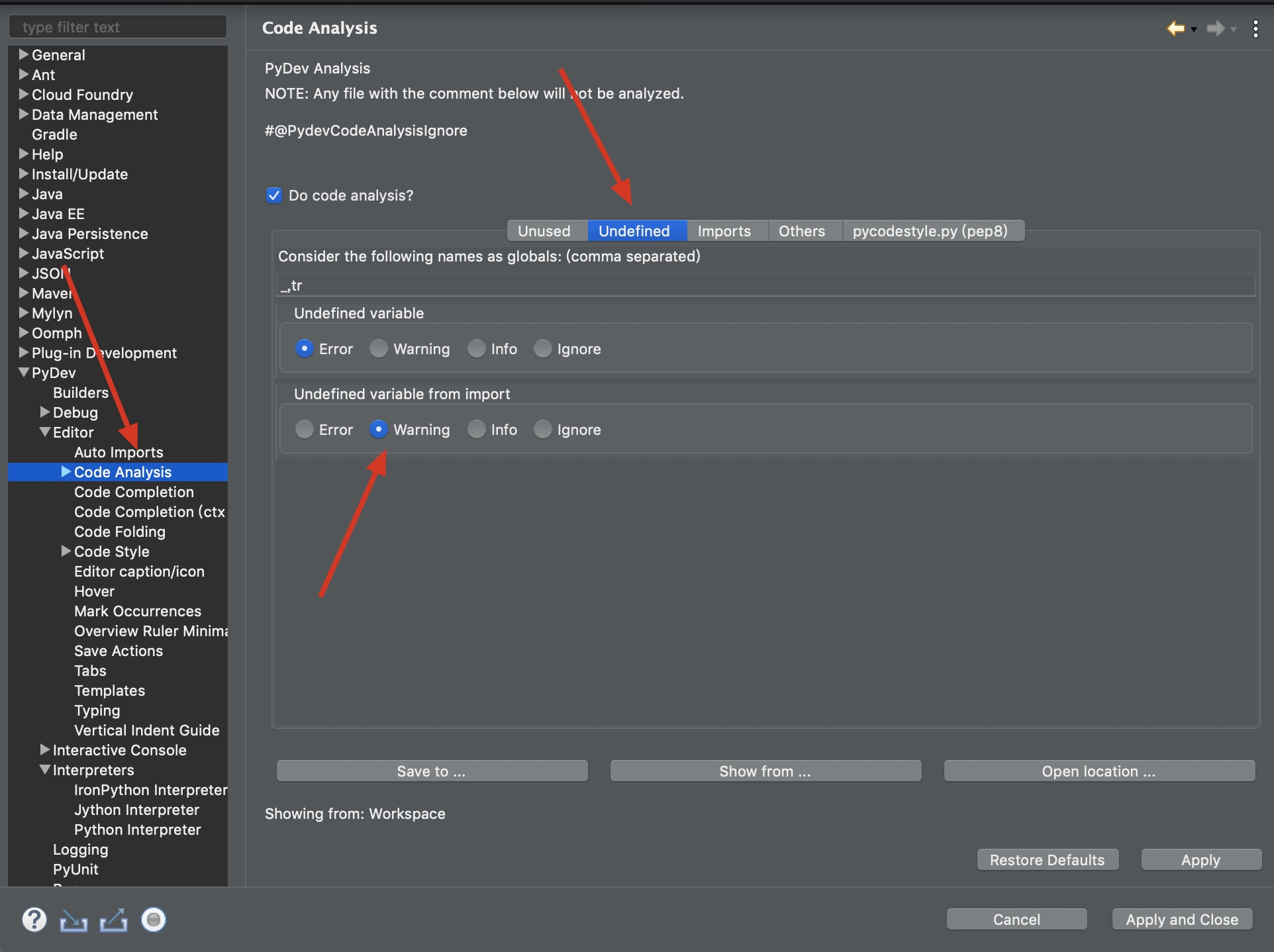 “undefined variable from import……”问题解决办法-CSDN博客