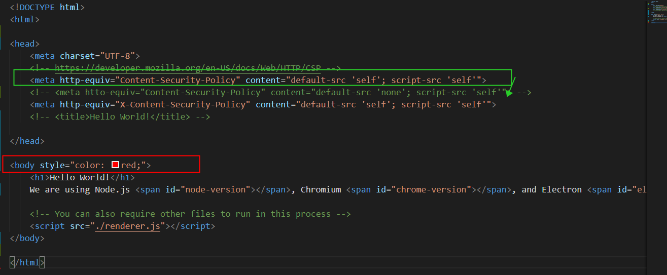 electron-quick-start 使用style 标签出现设置的样式不起作用_electron style 不生效-CSDN博客
