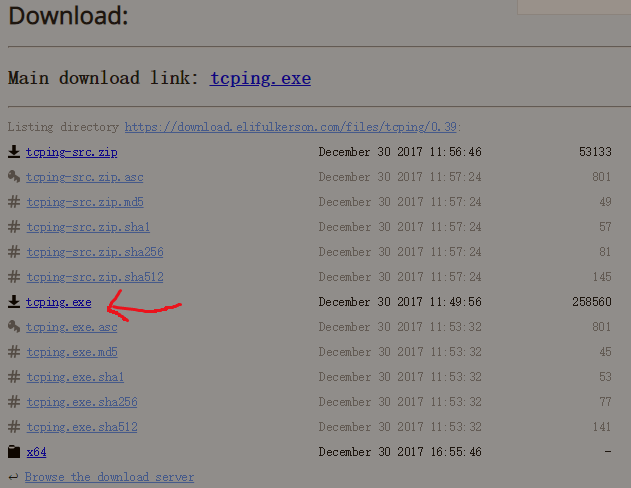 TCPing installation in the windows - Programmer Sought