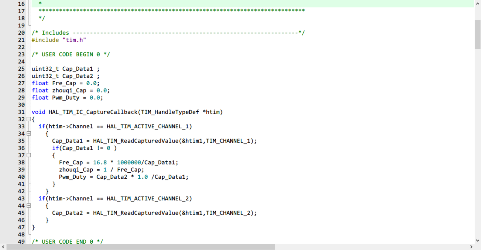 STM32 HAL库 CUBEMX 定时器双通道 高精度捕获PWM波_stm32 输入捕获indirect mode-CSDN博客