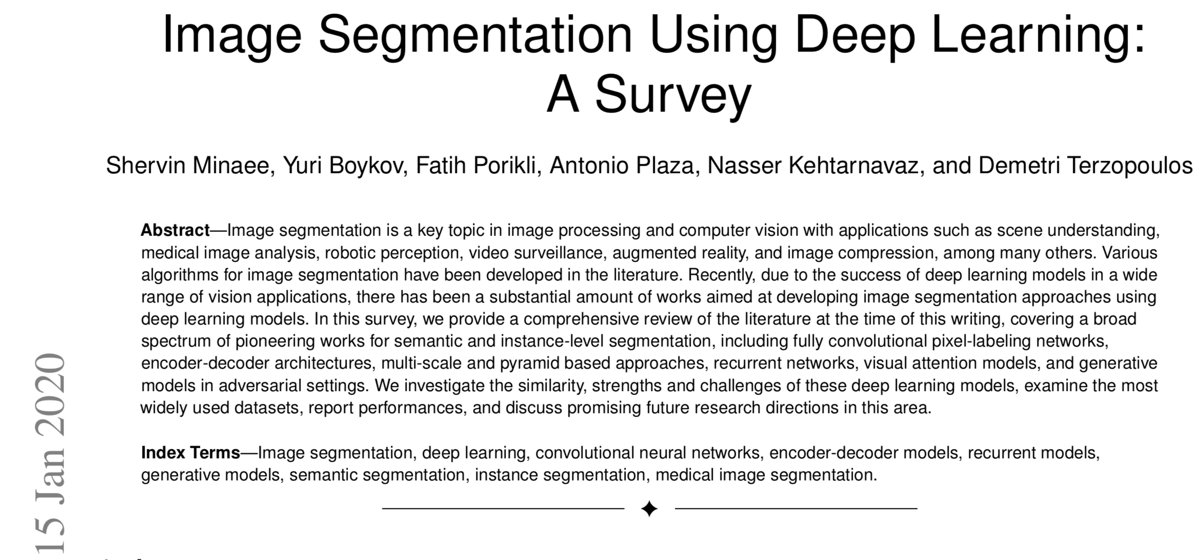 arXiv综述论文“Image Segmentation Using Deep Learning: A Survey”_masklab网络模型-CSDN博客