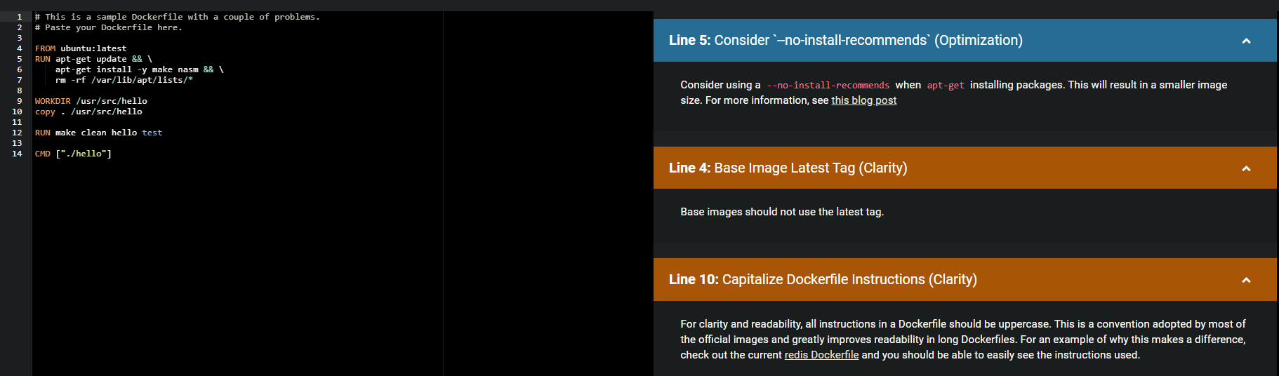 在线dockerfile 语法检测 Csdn博客