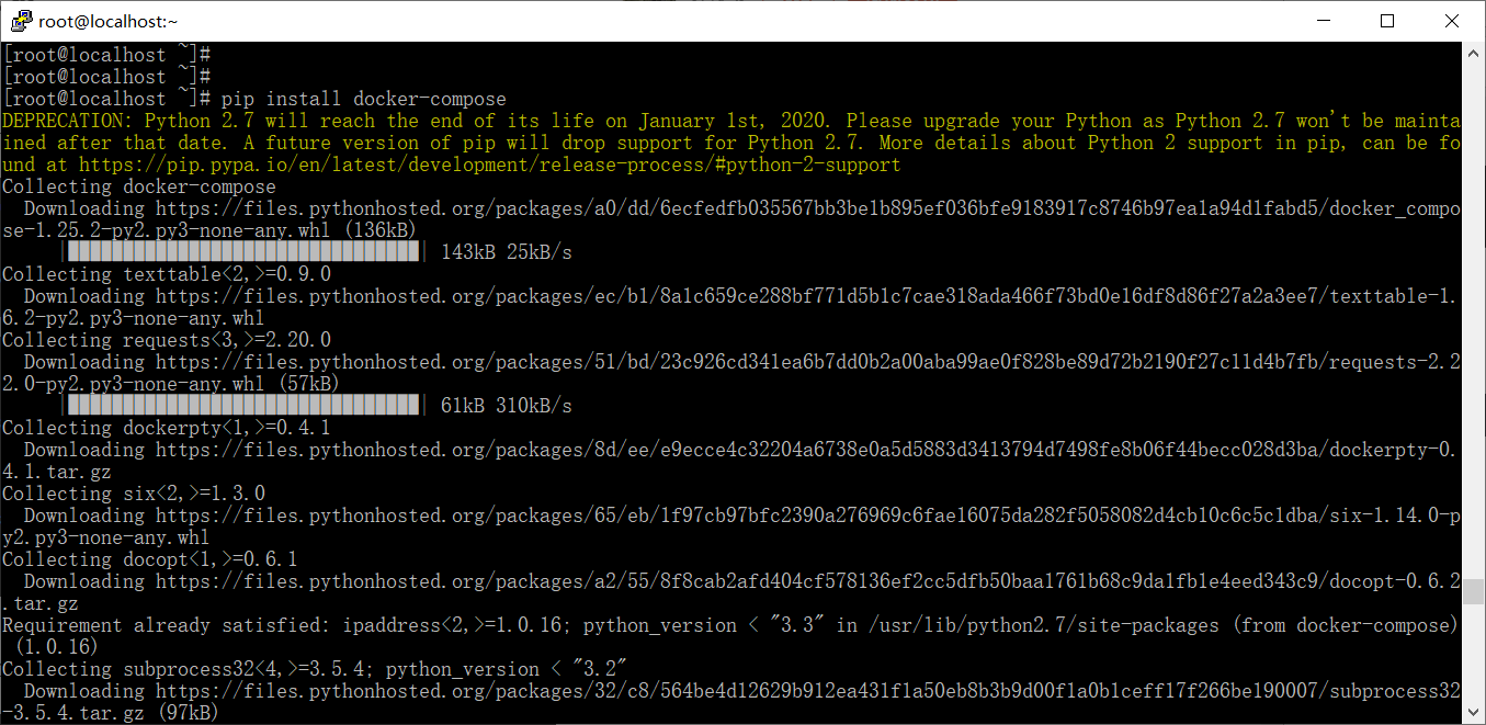 Docker入门到实践 (十二) docker compose简介与安装_docker-compose 1.29.2 requires jsonschema =2.5.-CSDN博客