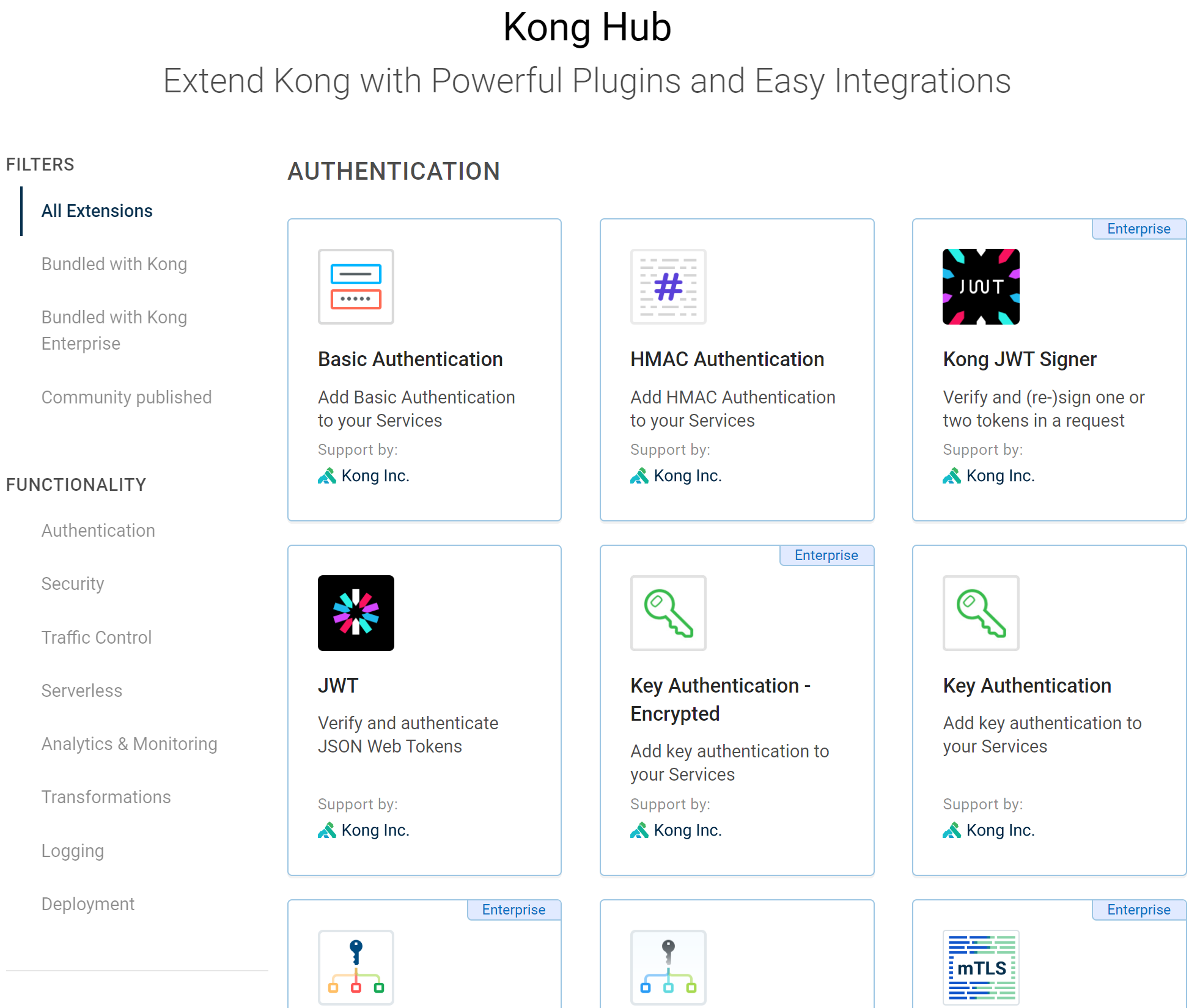 Kong系列 13 官方开源插件介绍kong Enterprise Csdn博客 