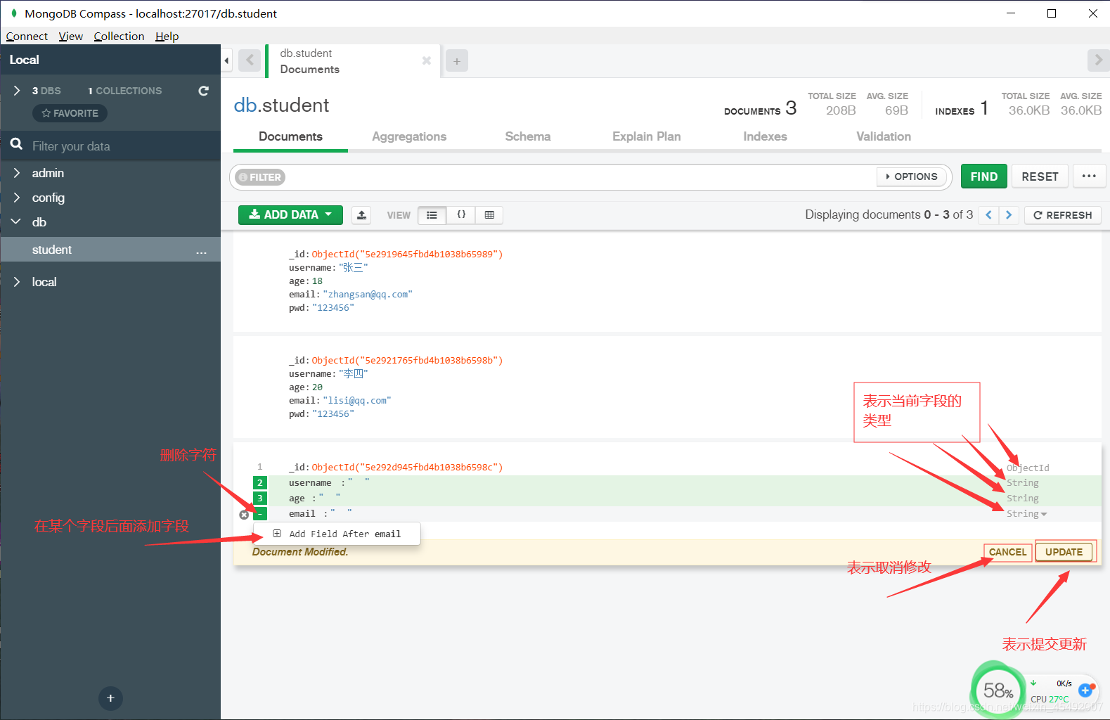 Mongodb:使用当前的mongodb Compass操作当前的mongodb数据库mongodb Compass怎么操作保存数据库表 Csdn博客