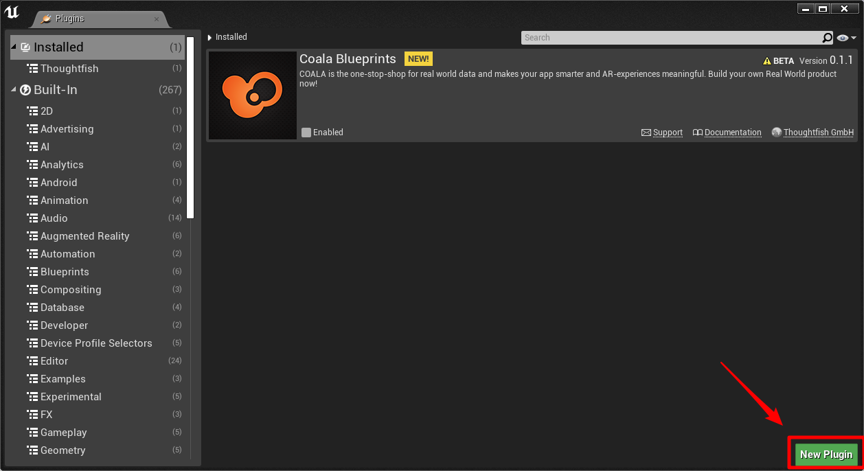 UE4连接MySQL数据库插件开发之创建插件__编程小萌新&的博客-CSDN博客_ue4插件开发