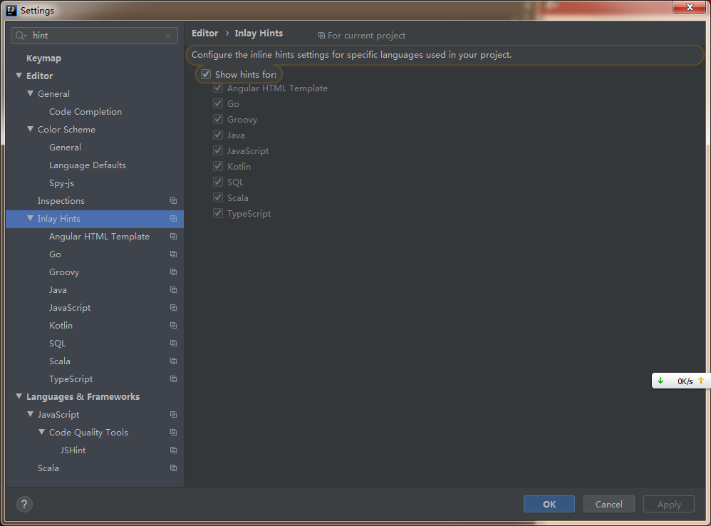 2019.3 idea设置自动显示参数提示_inlay hints-CSDN博客