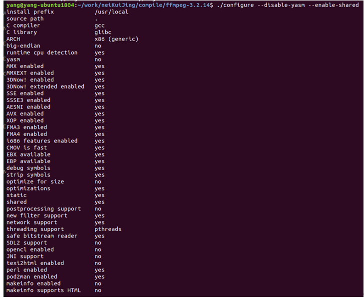 FFmpeg开发笔记（二）：ffmpeg在ubuntu编译以及开发环境搭建_ubuntu怎么建mp4文件-CSDN博客