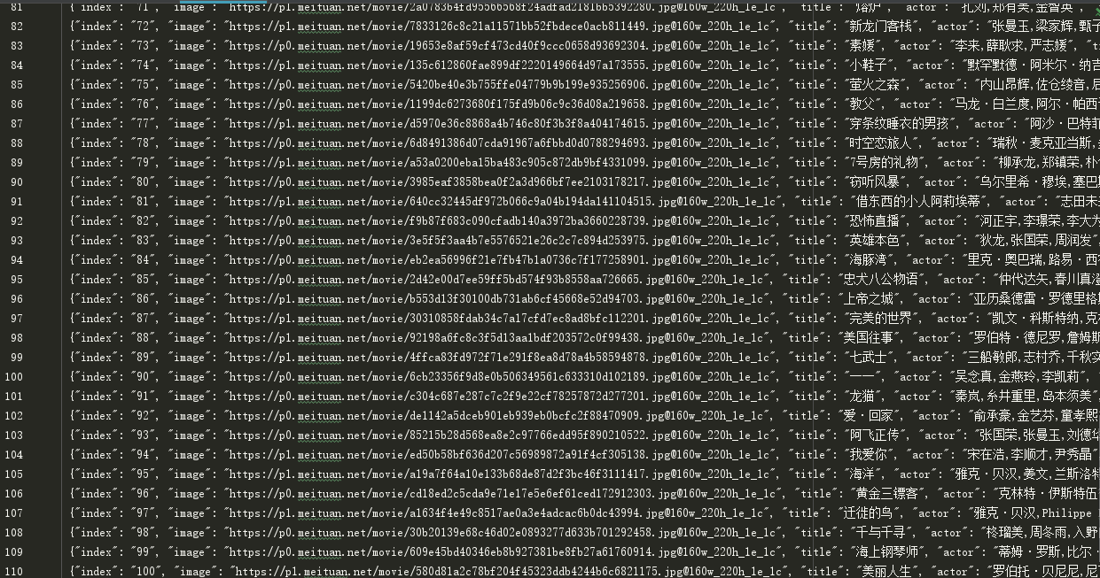 python爬虫-利用requests库爬取猫眼电影top100_使用requests库分页爬取猫眼电影中top100榜的所有电影信息-CSDN博客