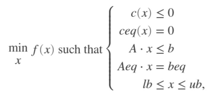 Matlab线性/非线性规划优化算法（3）_sqp算法matlab-CSDN博客