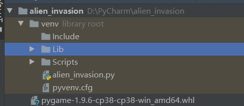 向PyCharm工程中导入pygame包_pycharm导入工程后,extrnal libraries下的内容代表什么含义-CSDN博客