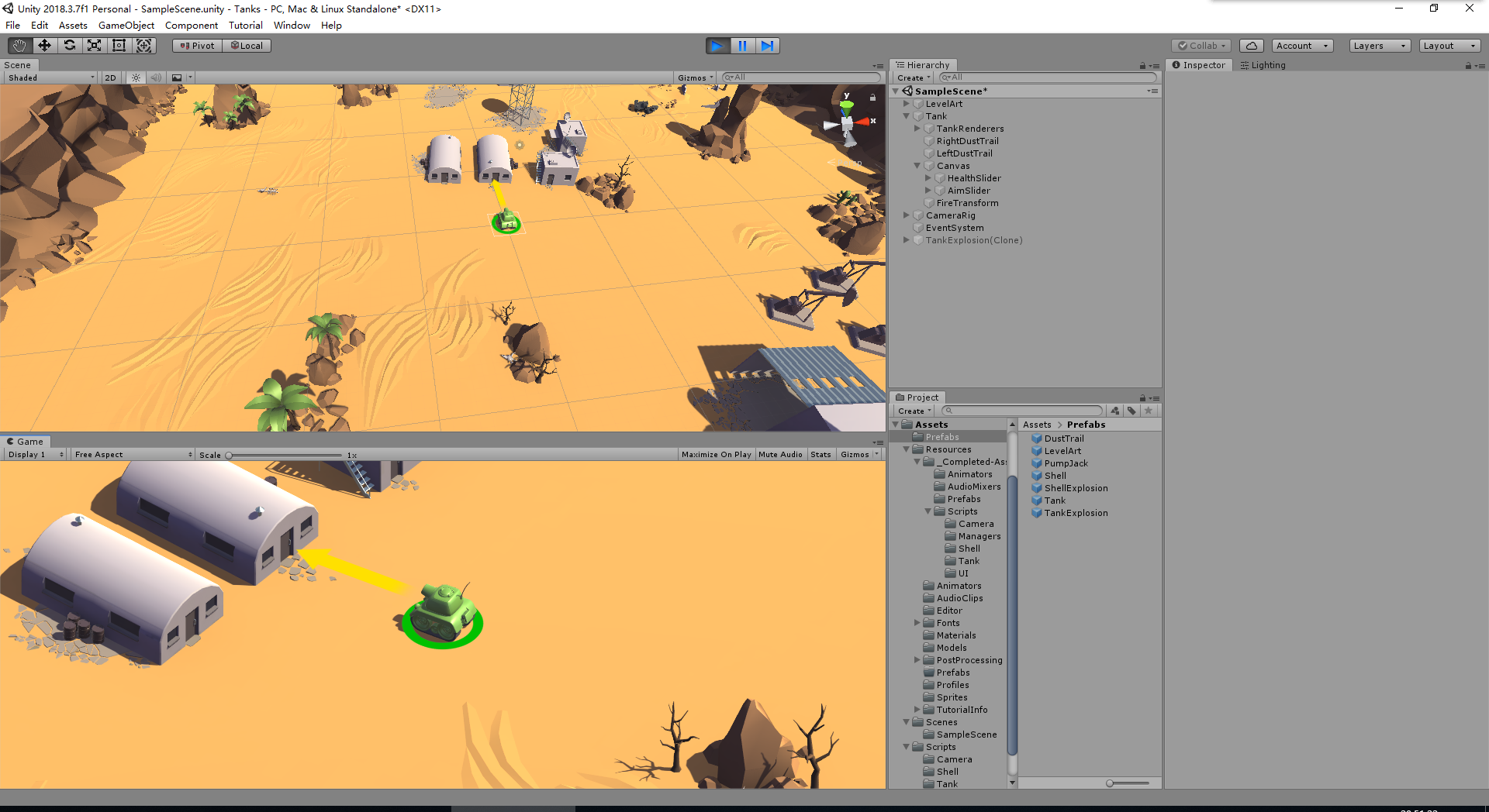 Unity3D游戏开发案例学习——Tanks！（基本完结）_unity 案例练习-CSDN博客
