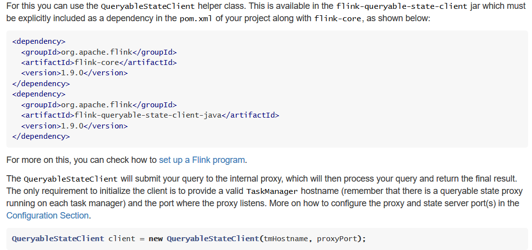 flink queryable state问题java.util.concurrent.CompletionException: java.lang ...