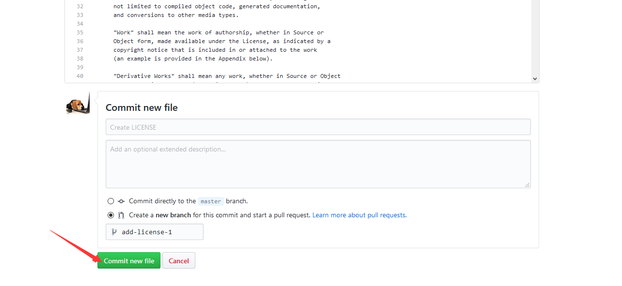 GitHub为项目添加LICENSE协议_git add license-CSDN博客