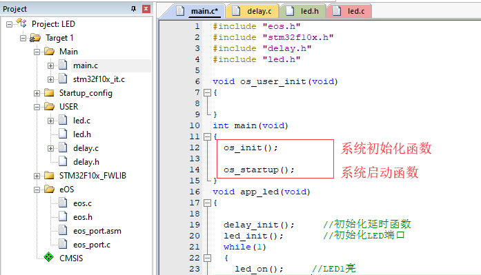 单片机嵌入式实时操作系统RTOS---eOS学习入门级RTOS(原创)_rtos系统-CSDN博客