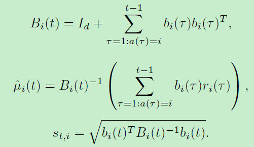 论文笔记——Thompson Sampling for Contextual Bandits with Linear Payoffs(线性收益)-CSDN博客