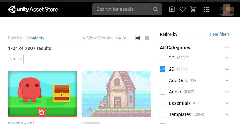 unity2D学习（1）新建2D项目并导入素材_unity的2dobject在哪-CSDN博客