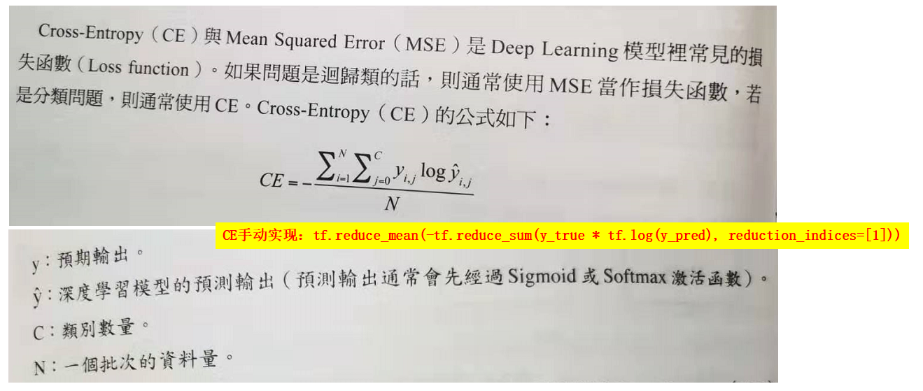 CE(Cross-Entropy)、BCE(Binary Cross-Entropy 即Sigmoid+CE)、CCE(Categorical Cross-Entropy 即Softmax ...