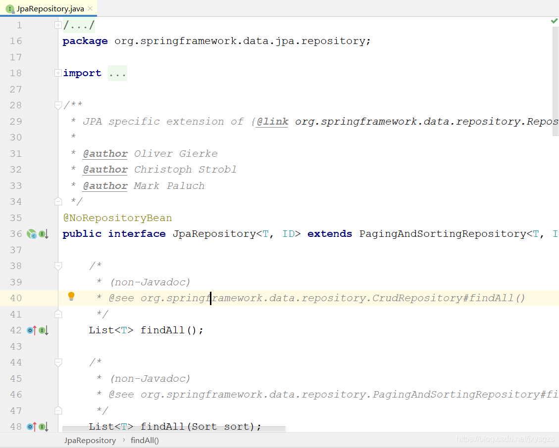 《springdatajpa系列教程》04 Jparepository的继承关系(基于springboot203mysql57)继承jparepository Csdn博客