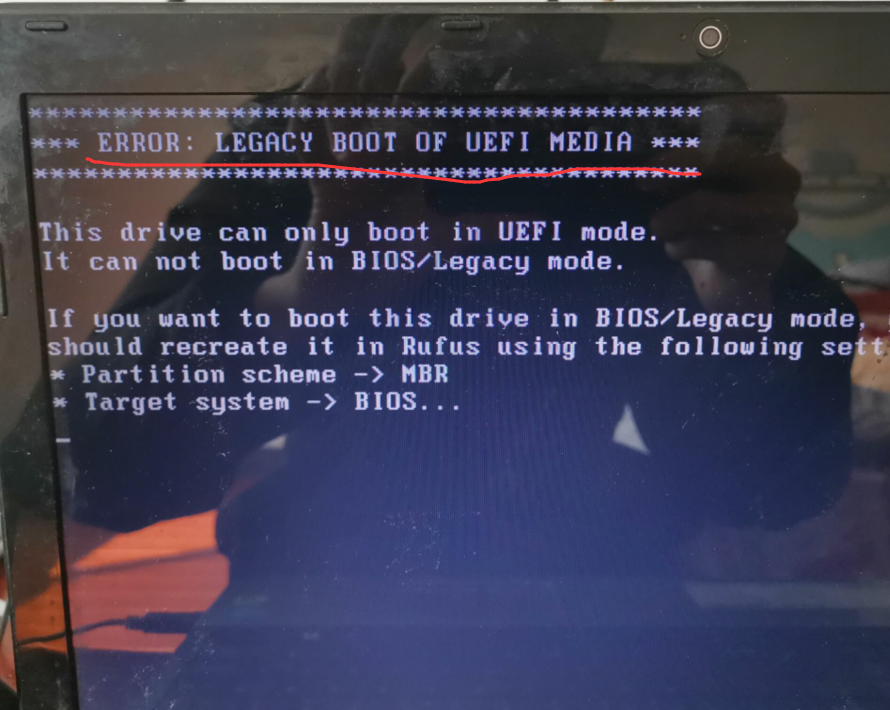 解决error:legacy boot of uefi media_bios legacy boot of uefi only media-CSDN博客