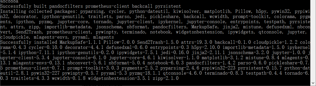 ML-Agents安装教程（Unity机器学习/2020.6.30最新更新）_mlagents安装-CSDN博客