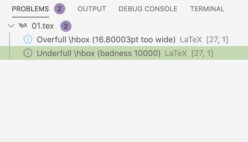 Overfull \hbox或Underfull \hbox错误提示 基于LaTex+VSCode+MAC_overfull hbox-CSDN博客