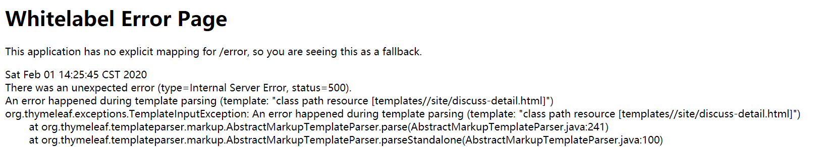 org.attoparser.ParseException: Exception evaluating SpringEL expression: "rvo.user.username ...