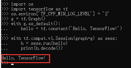 第一个TensorFlow程序运行问题及解决方法_tf.constant报错-CSDN博客