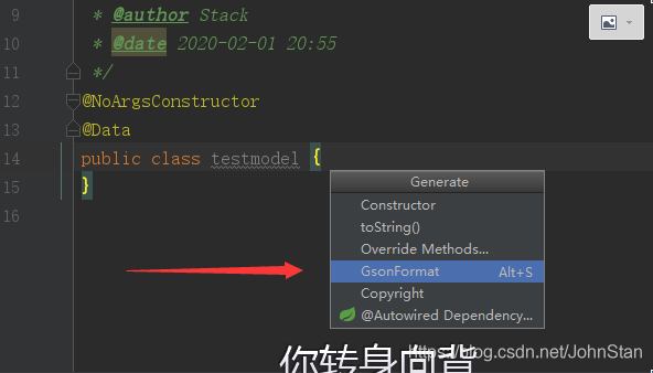 Idea中gsonformat插件工具使用idea Gsonformat使用 Csdn博客
