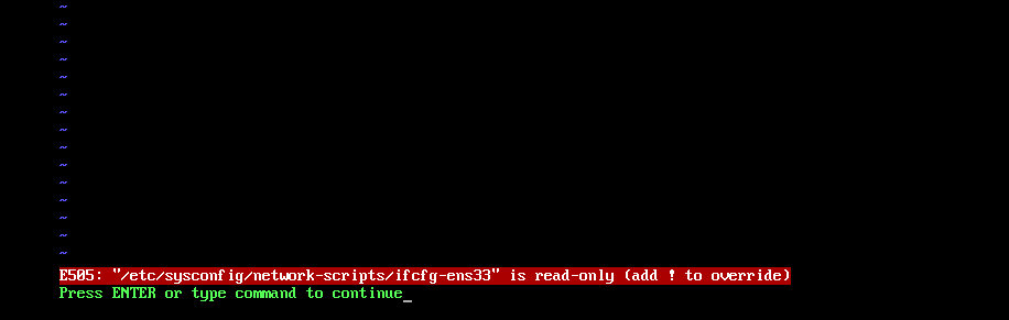 Linux（centos8）系统下Vim编辑退出问题---- 'readonly' option is set (add ! to override)_linux运行vim编辑器退出读写 ...