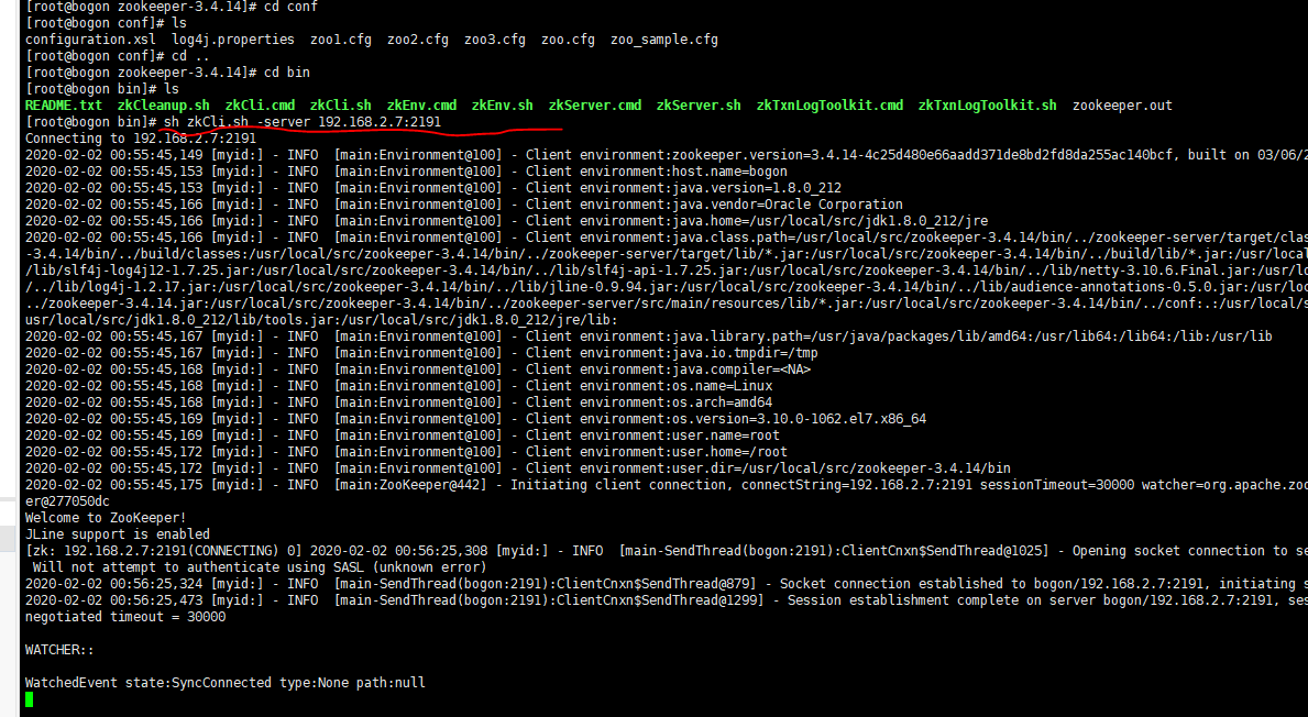 Zookeeper zkCli.sh使用遇到的小问题_zkcli.sh opening socket connection to-CSDN博客