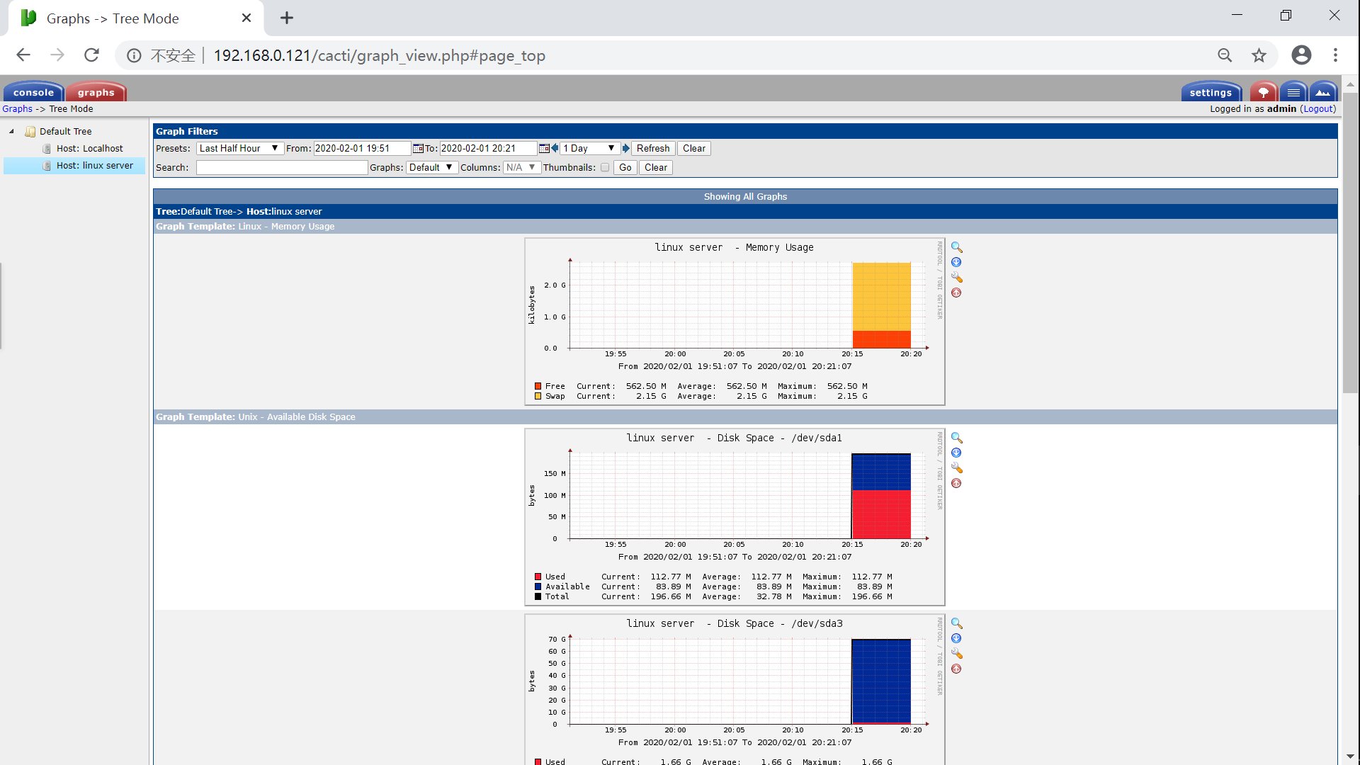 Cacti安装之二 （web界面在线安装）以及界面介绍_cacti界面-CSDN博客
