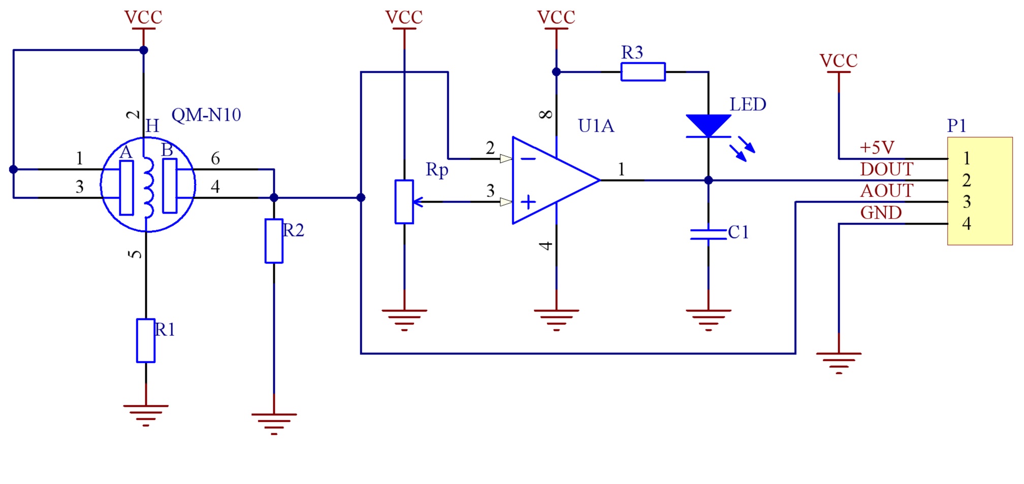 基于51单片机的一氧化碳MQ-7报警器_mq7一氧化碳传感器原理图-CSDN博客