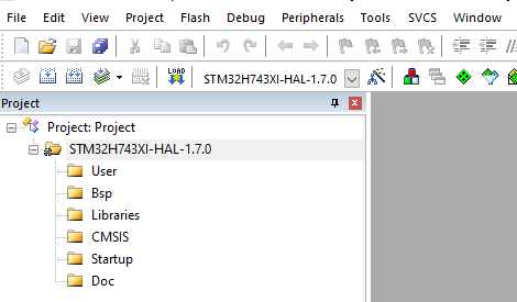 STM32H743基于V1.7.0HAL库版本基础工程搭建_h743xi固件包-CSDN博客